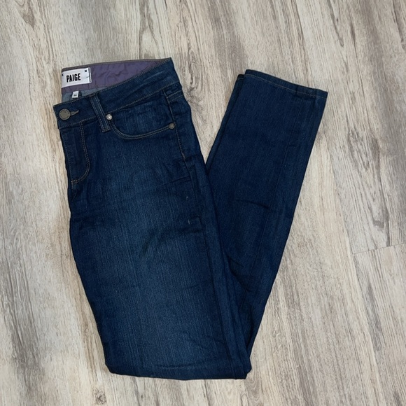 PAIGE | Jeans | Paige Dark Washed Skyline Skinny Jeans | Poshmark